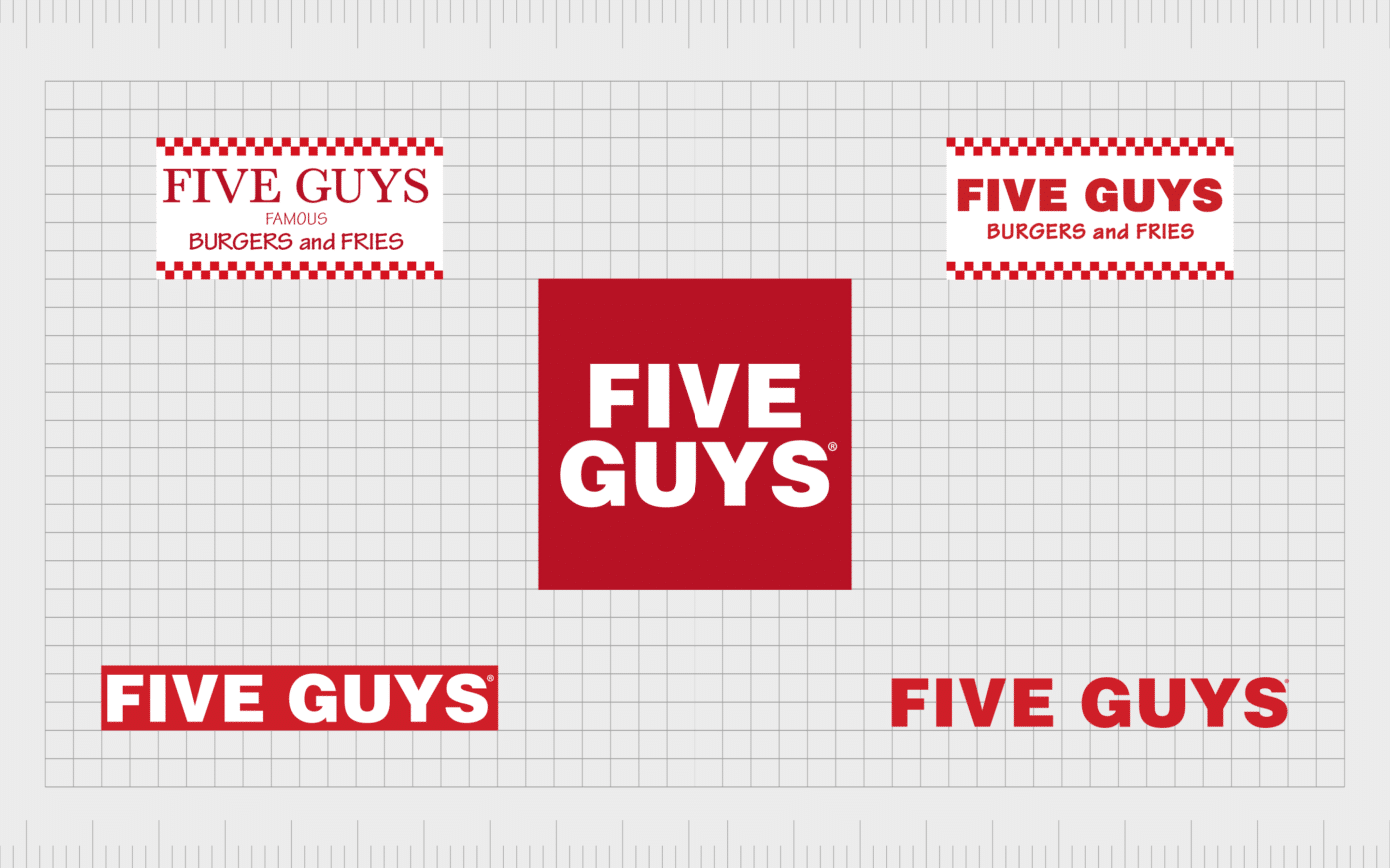Five Guys Logo History, Symbol Meaning And Evolution