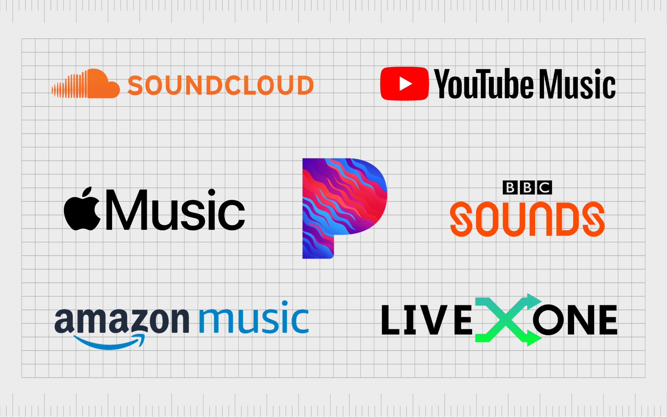 Music Streaming Logos Popular Music Streaming Platforms