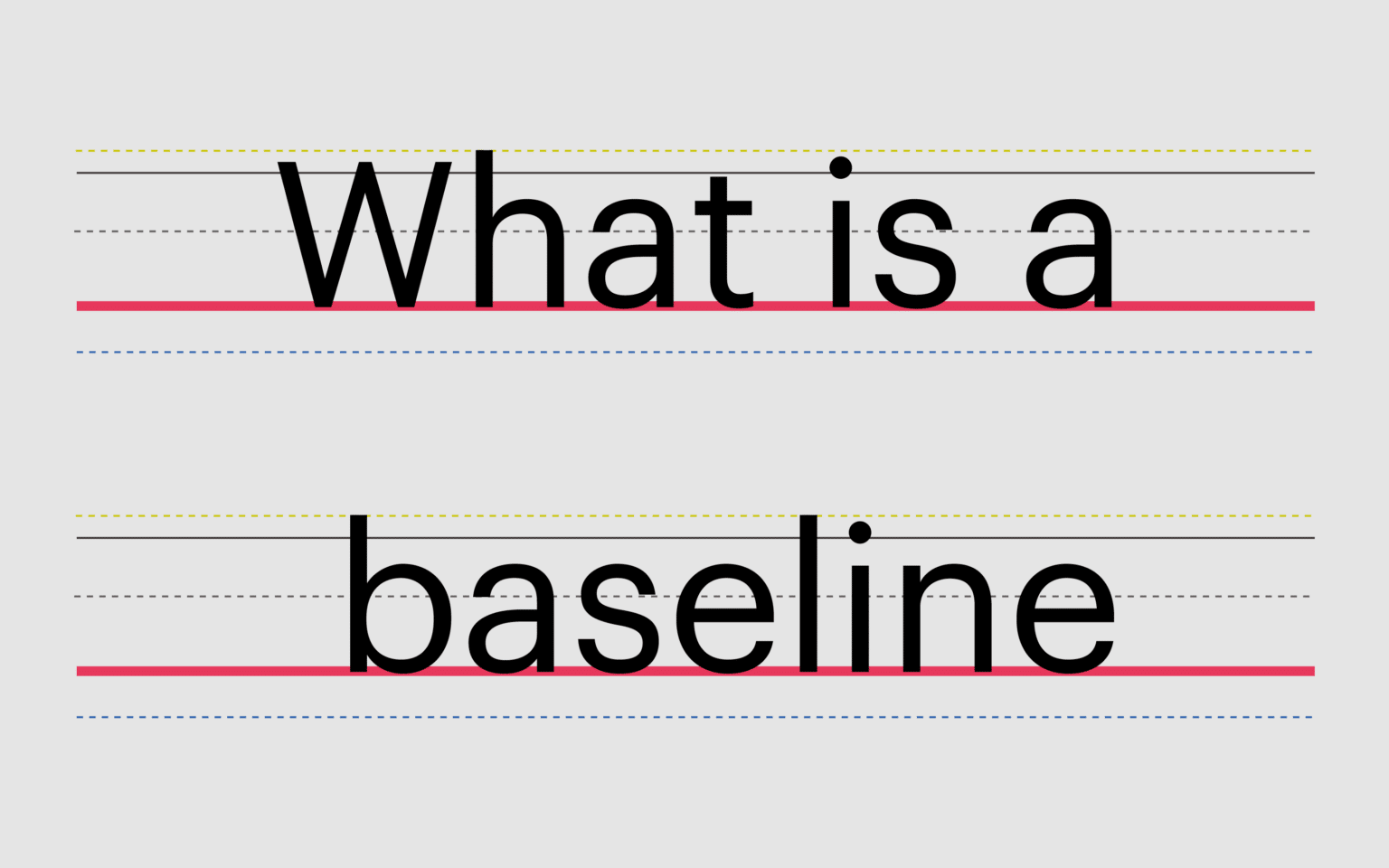 Typography Baseline What Is A Baseline In Typography 
